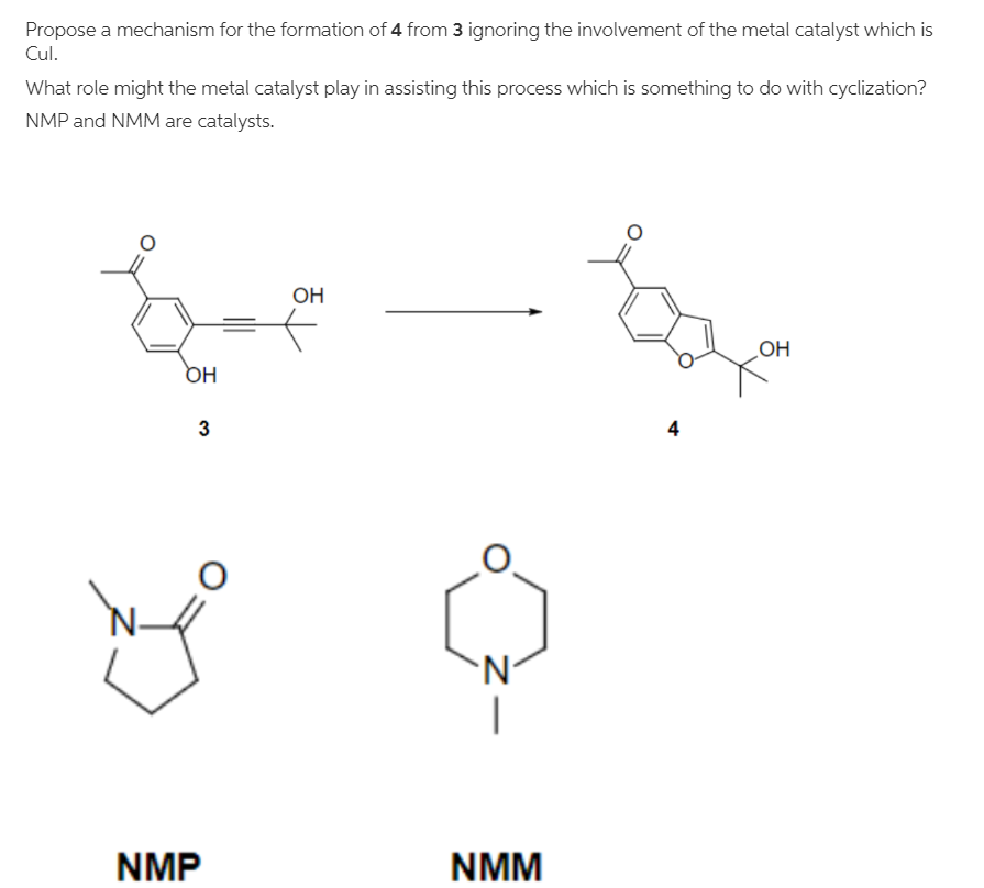Solved Propose a mechanism for the formation of 4 from 3 | Chegg.com