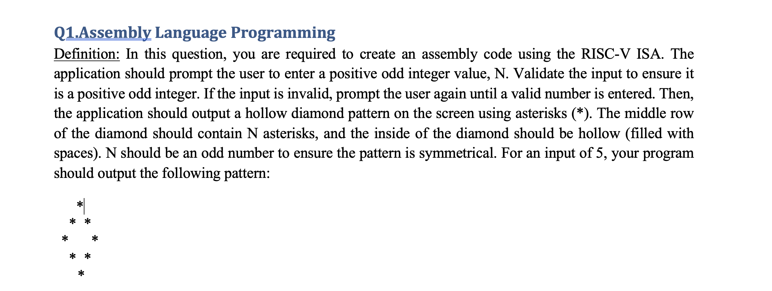 Solved Q1.Assembly Language ProgrammingDefinition: In this | Chegg.com