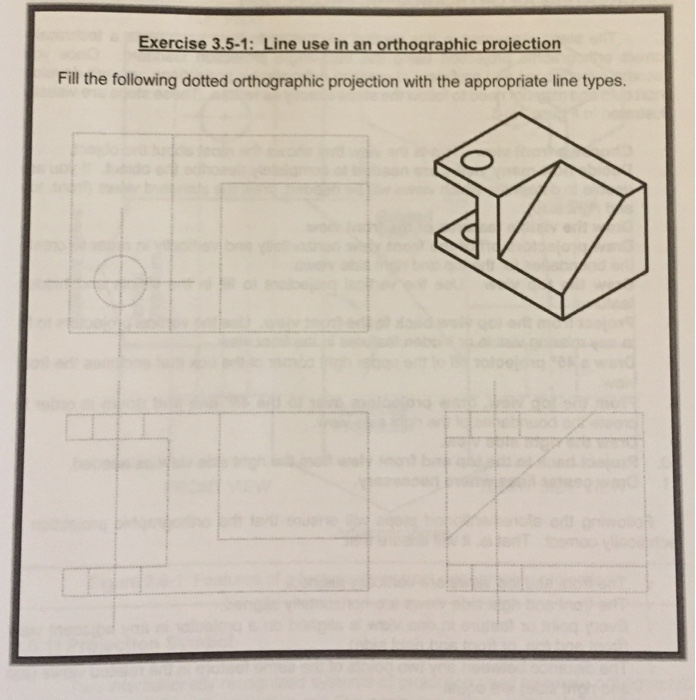 Solved Exercise 3,4-1: Line types line type, ine type | Chegg.com