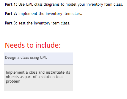 Solved Part 1: Use UML class diagrams to model your | Chegg.com