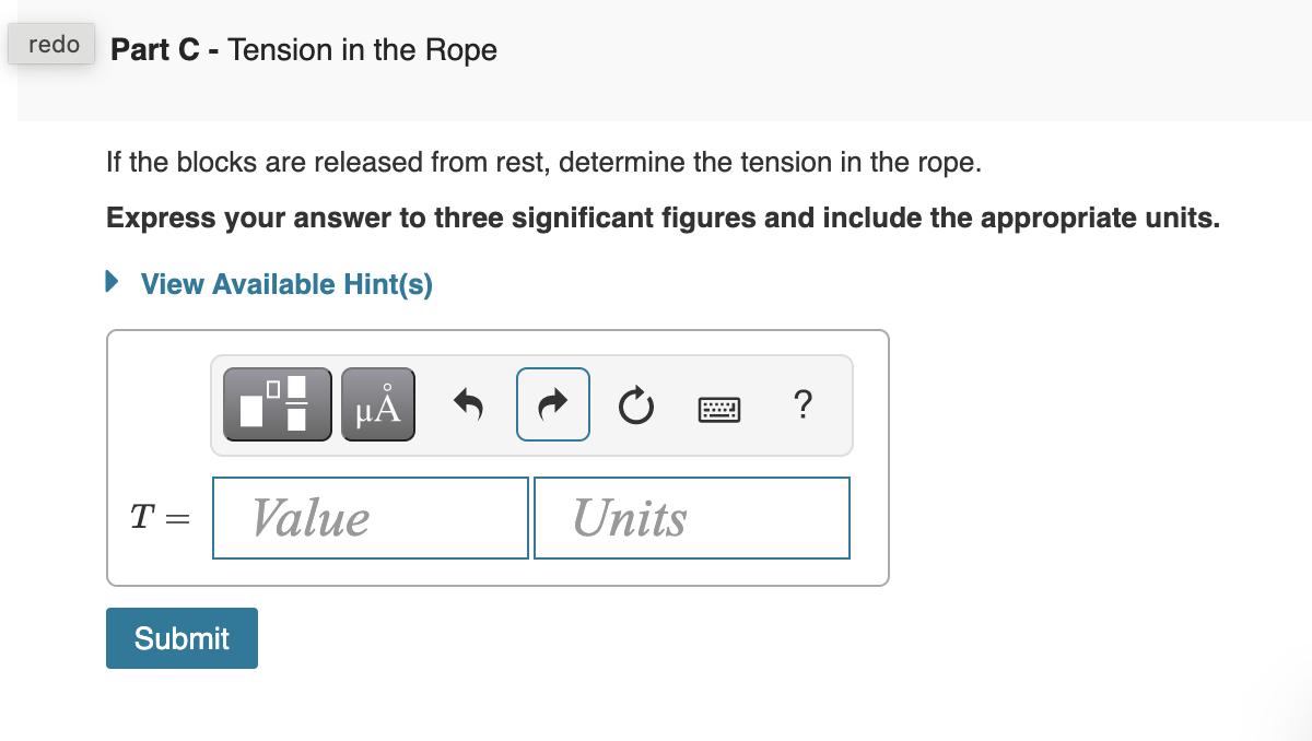Solved Learning Goal: Part A - Acceleration of Block B To | Chegg.com