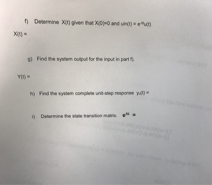Solved Problem #1 Topics: State Equations, Transition | Chegg.com