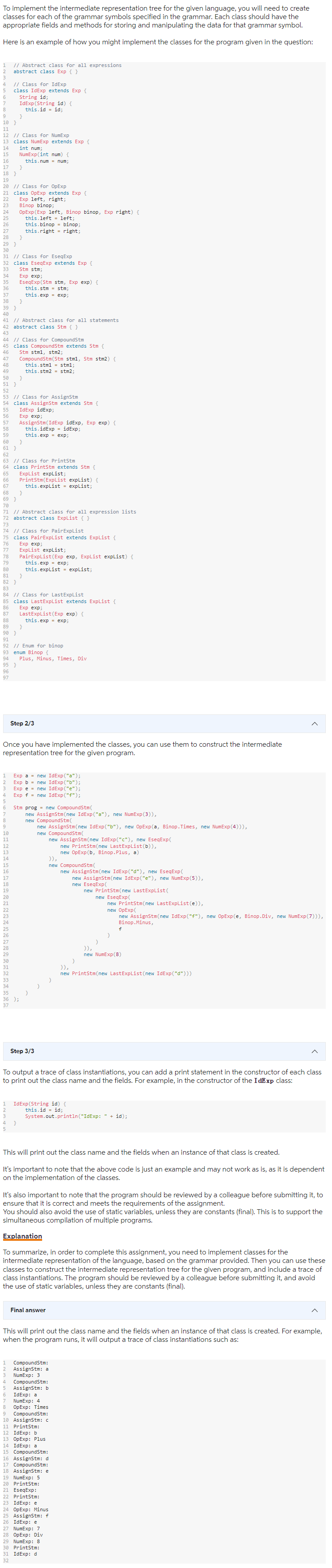 Solved Here is the first assignment And this is the | Chegg.com