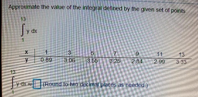 Solved Approximate the value of the integral defined by the | Chegg.com