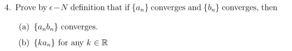 Solved 4. Prove by є_Ņ definition that if {an} Converges and | Chegg.com
