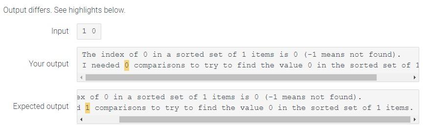 Solved Inside this lab's Search class, complete the method | Chegg.com