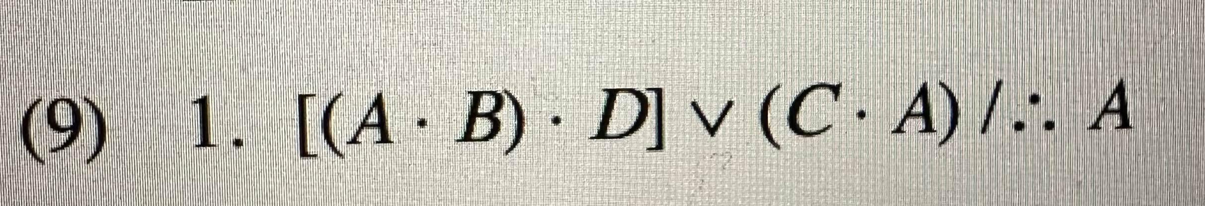 Solved Prove valid using the eighteen valid argument forms. | Chegg.com