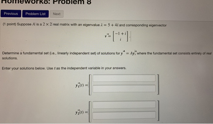 Solved Previous Problem List Next (1 point) Suppose Al is a | Chegg.com