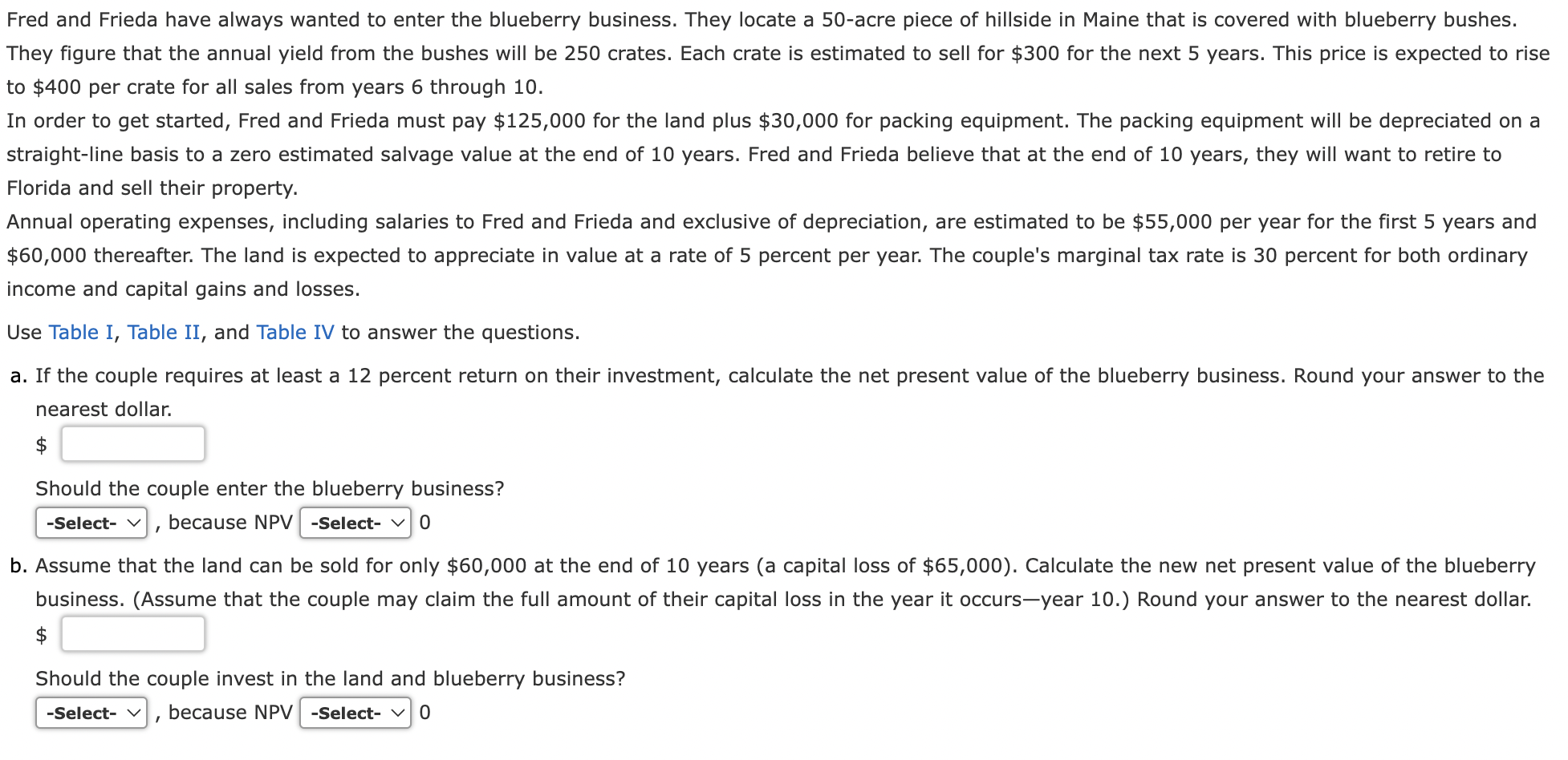Fred and Frieda have always wanted to enter the | Chegg.com