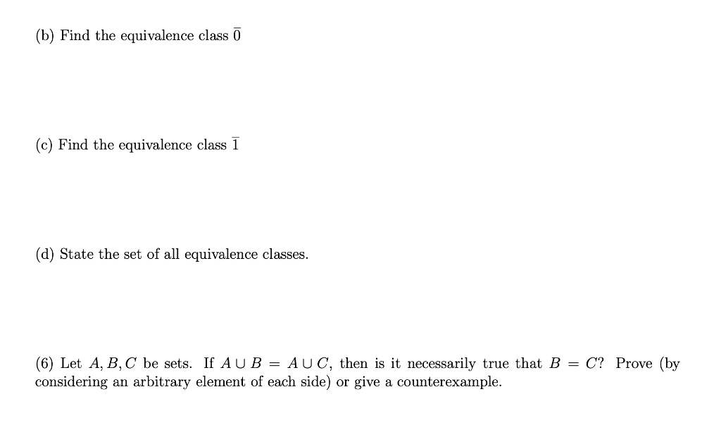 Solved (2) Let a, b E Z. Prove: if a2 + b2 0 (mod 3) and b 0 | Chegg.com