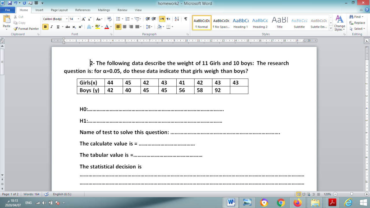Solved WU- homework2 - Microsoft Word File Home Insert Page | Chegg.com