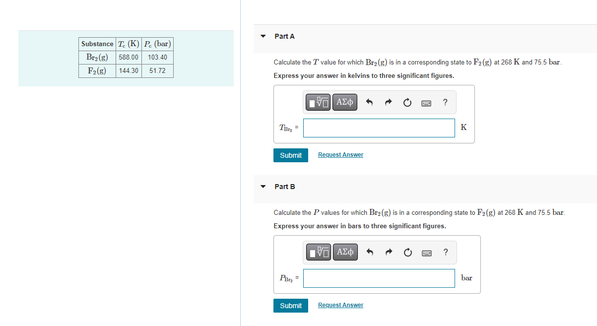 Solved Calculate the T value for which Br2( g) is in a | Chegg.com