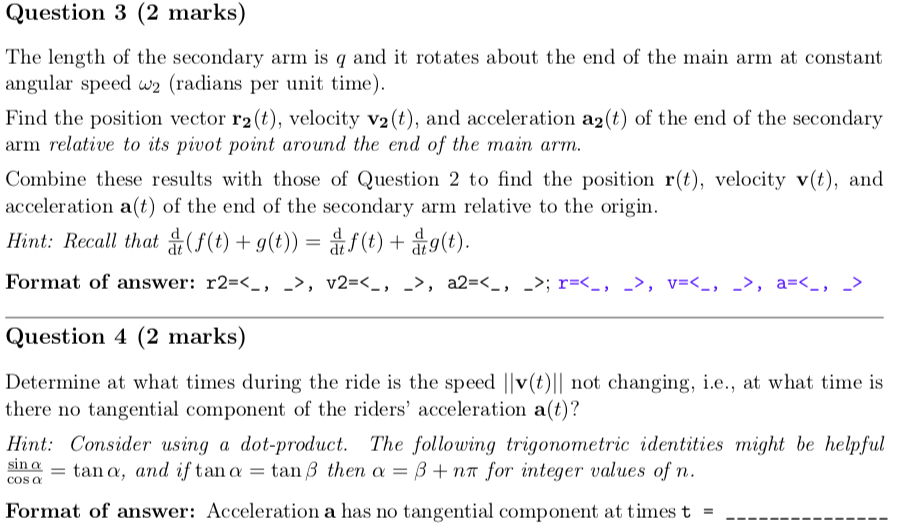 Solved Problem C | Theme park ride (7 marks total) A ride at | Chegg.com