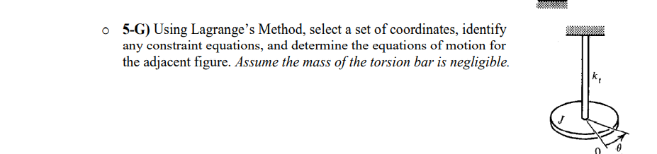 Solved 5-G) Using Lagrange's Method, select a set of | Chegg.com