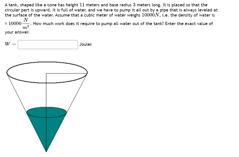 Solved A trough is 8 meters long, 2.5 meters wide, and 4 | Chegg.com