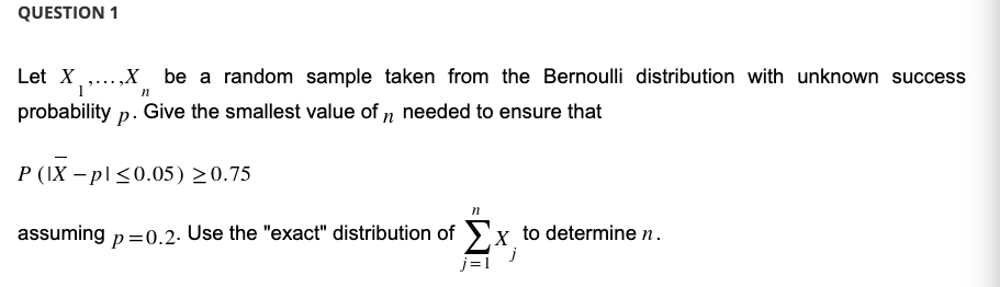 Solved Let X1,…,Xn be a random sample taken from the | Chegg.com