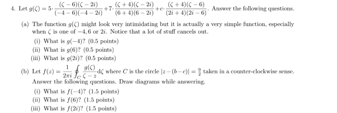 Solved TOPIC: COMPLEX NUMBER PROBLEMS NOTICE HERE THE VALUES | Chegg.com