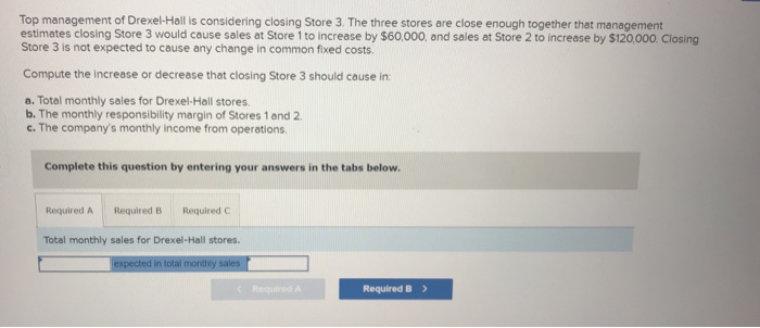 Solved Shown as follows is a segmented income statement for | Chegg.com