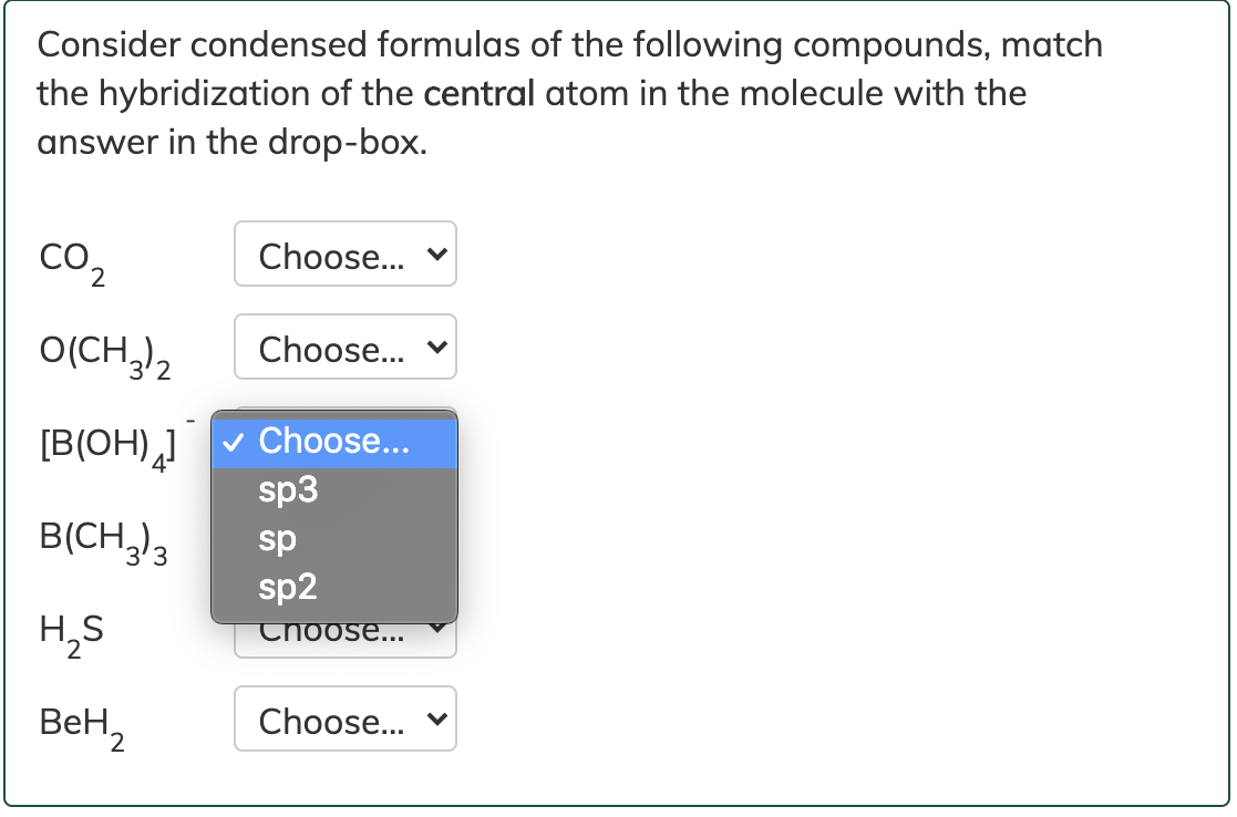 Solved Consider condensed formulas of the following | Chegg.com