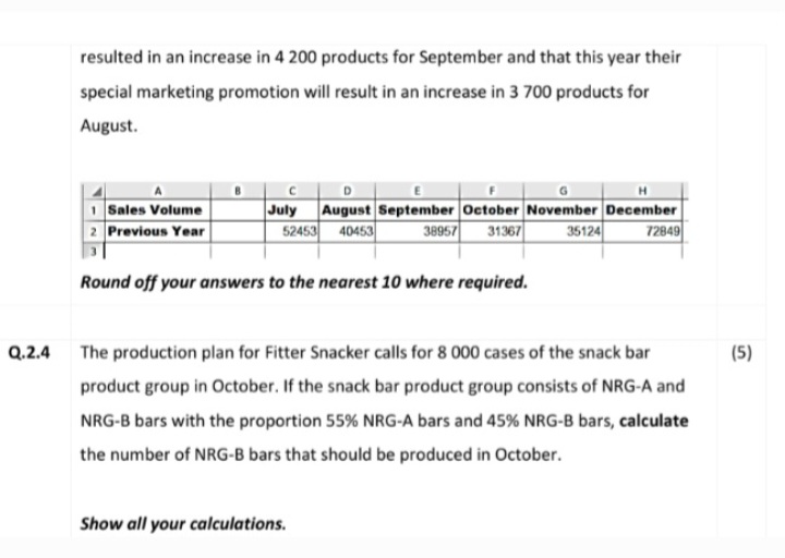 Solved Q.2.2 Using a plausible example, describe the | Chegg.com