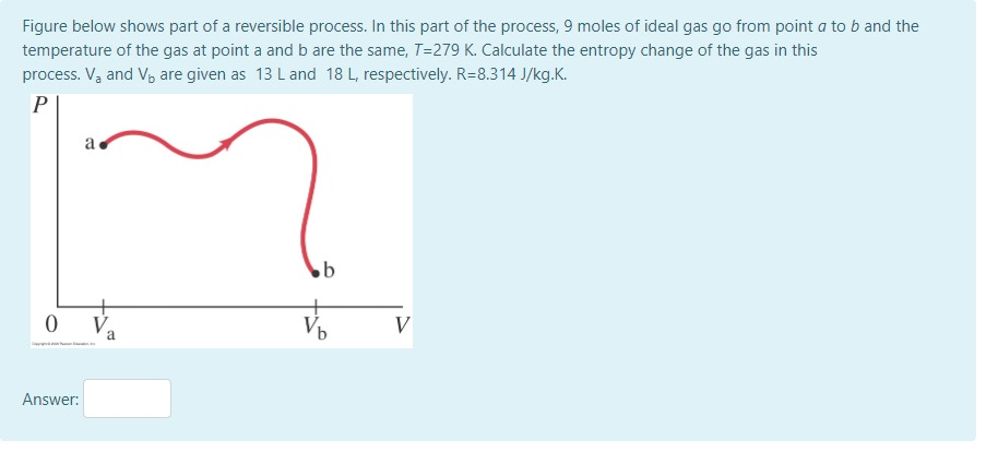 Solved Figure below shows part of a reversible process. In | Chegg.com