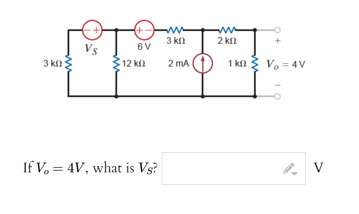 Solved Vo=4V | Chegg.com