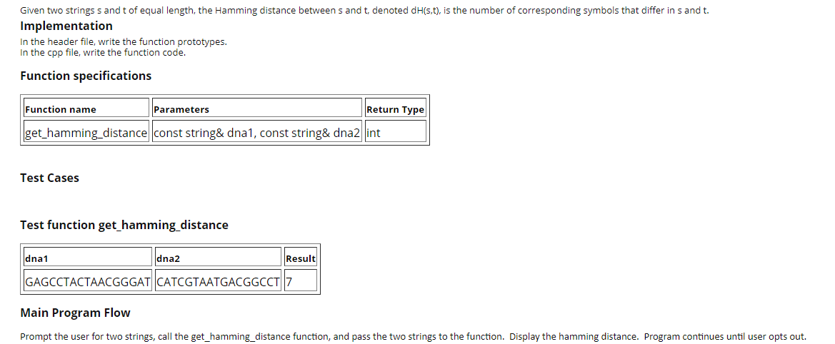 Solved Given two strings s and t of equal length, the | Chegg.com
