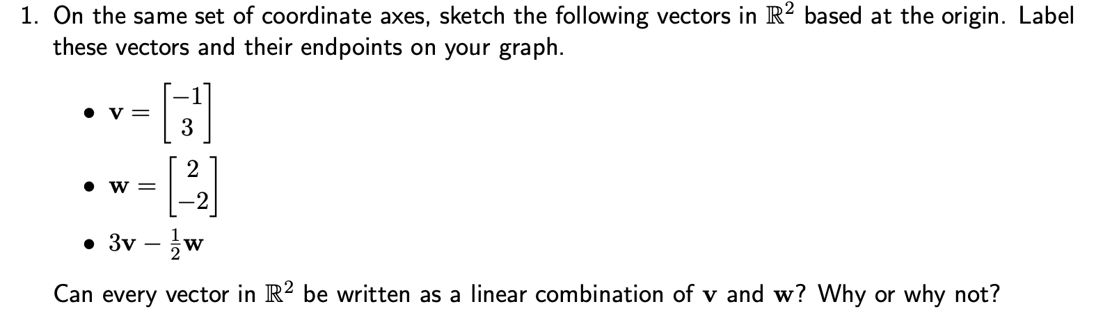 1. On the same set of coordinate axes, sketch the | Chegg.com