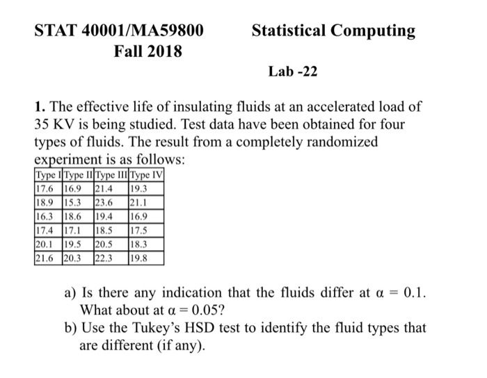 Solved STAT 40001/MA59800 Statistical Computing Fall 2018 | Chegg.com
