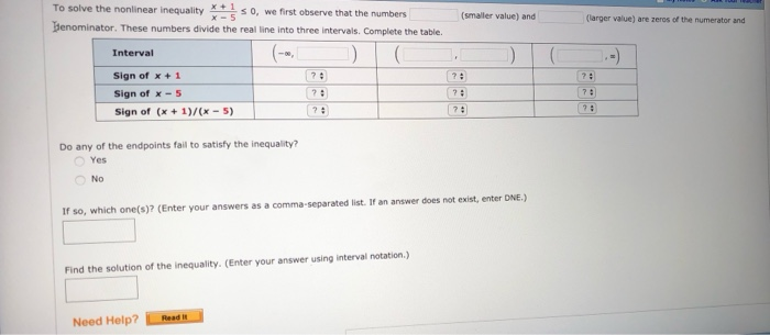 Solved To solve the nonlinear inequality Y S 0, we first | Chegg.com