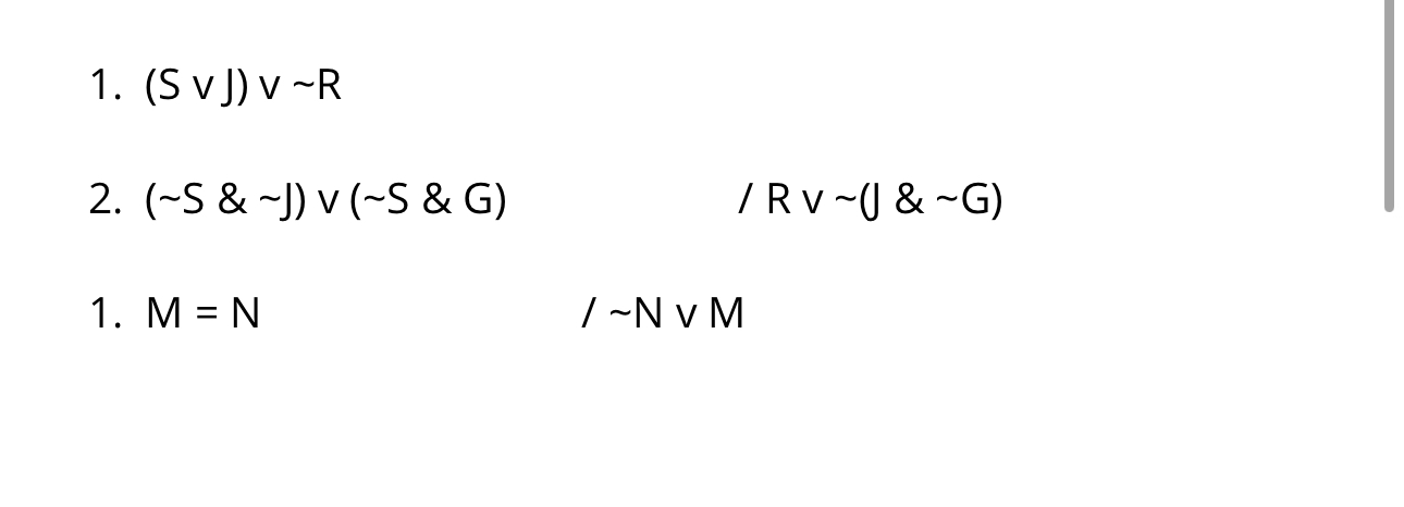 Solved Perform a proof of validity for the following two | Chegg.com