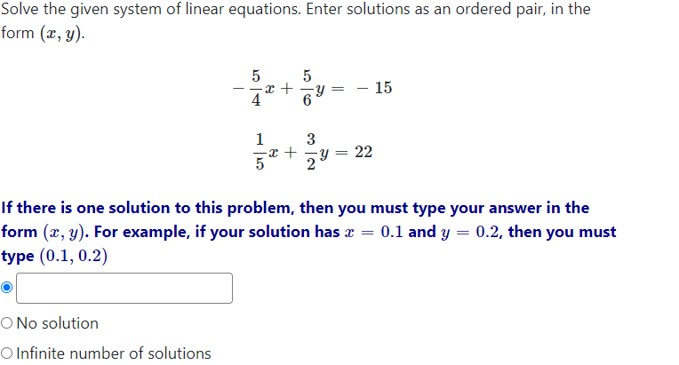 Solved Use Addition Subtraction To Solve This System Of