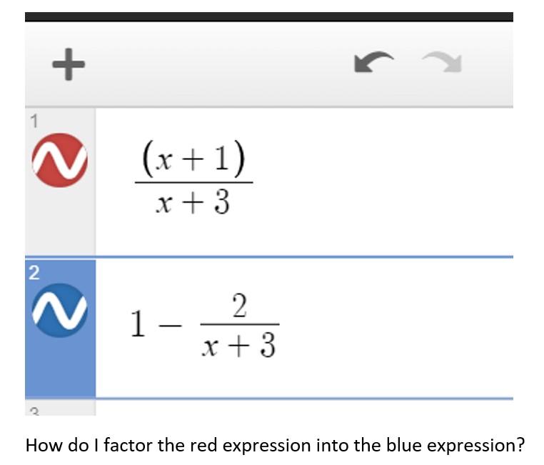 Solved x+3(x+1) 1−x+32 How do I factor the red expression | Chegg.com