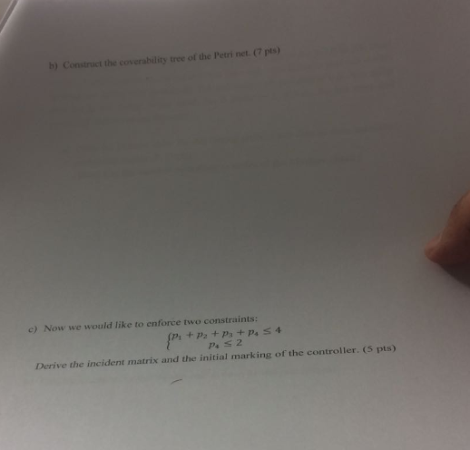 Solved Problem 2. Consider the Petri net model shown in Fig | Chegg.com