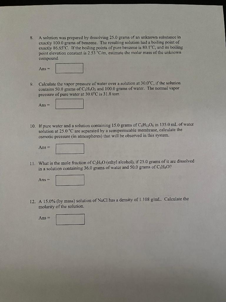 Solved The definitions and information necessary to solve | Chegg.com