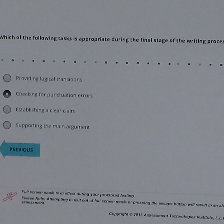 Solved Which of the following tasks is appropriate during | Chegg.com
