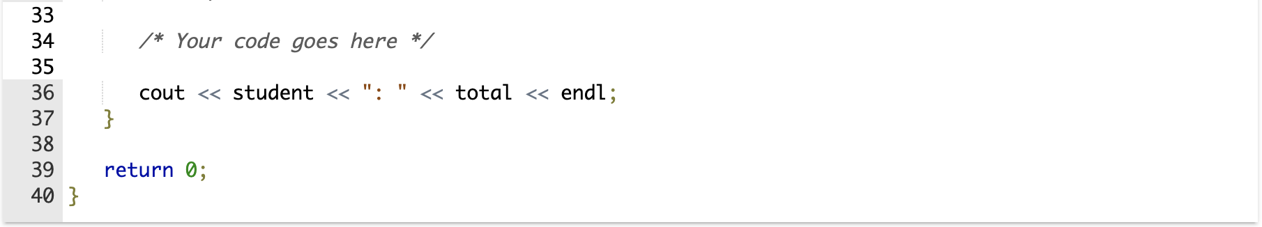 Solved Suppose we wish to read student data in the form Jane | Chegg.com