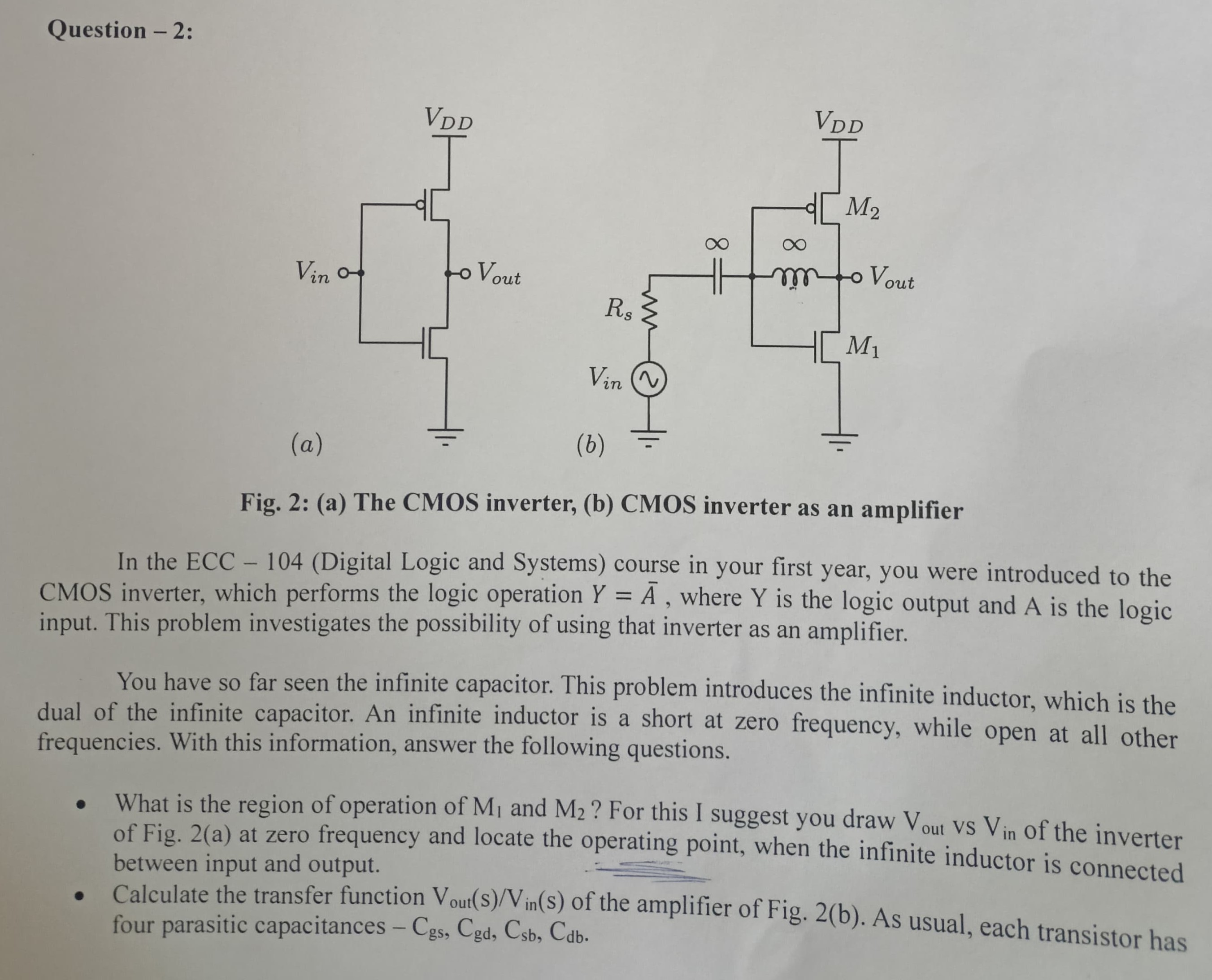 In ﻿the (Digital ﻿Logic and Systems) ﻿course in ﻿your | Chegg.com