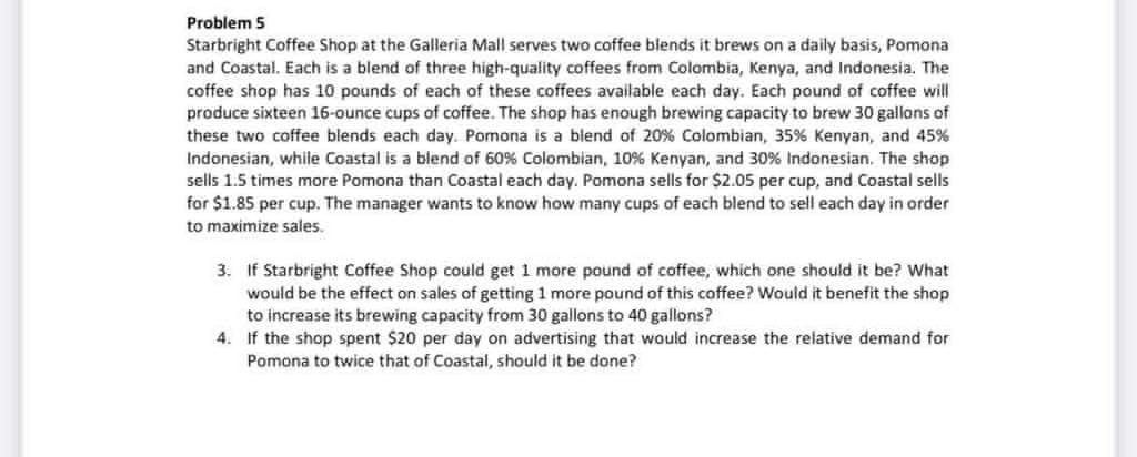 Solved Answer questions 3 and 4 only this is the third time | Chegg.com