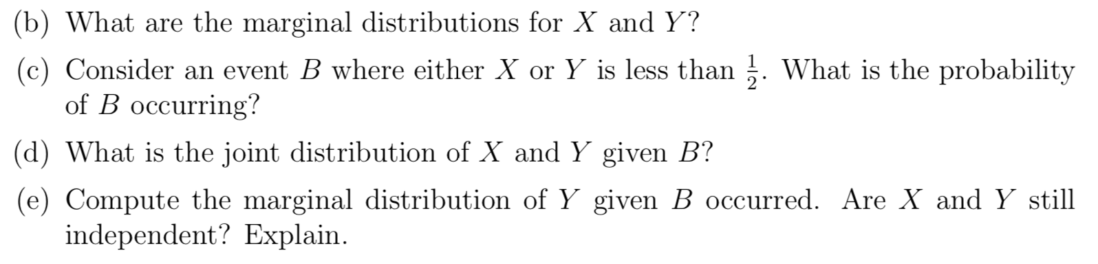 Solved 2 Joint Probability Distributions Consider Two Chegg