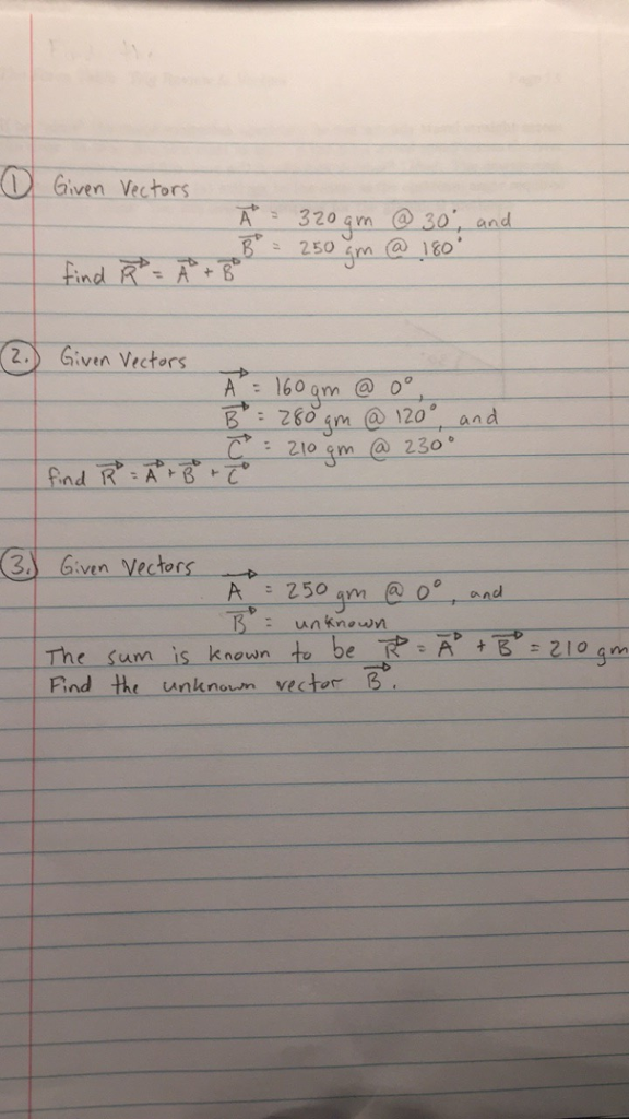 Solved "For each exercise 1, 2, and 3, solve by | Chegg.com