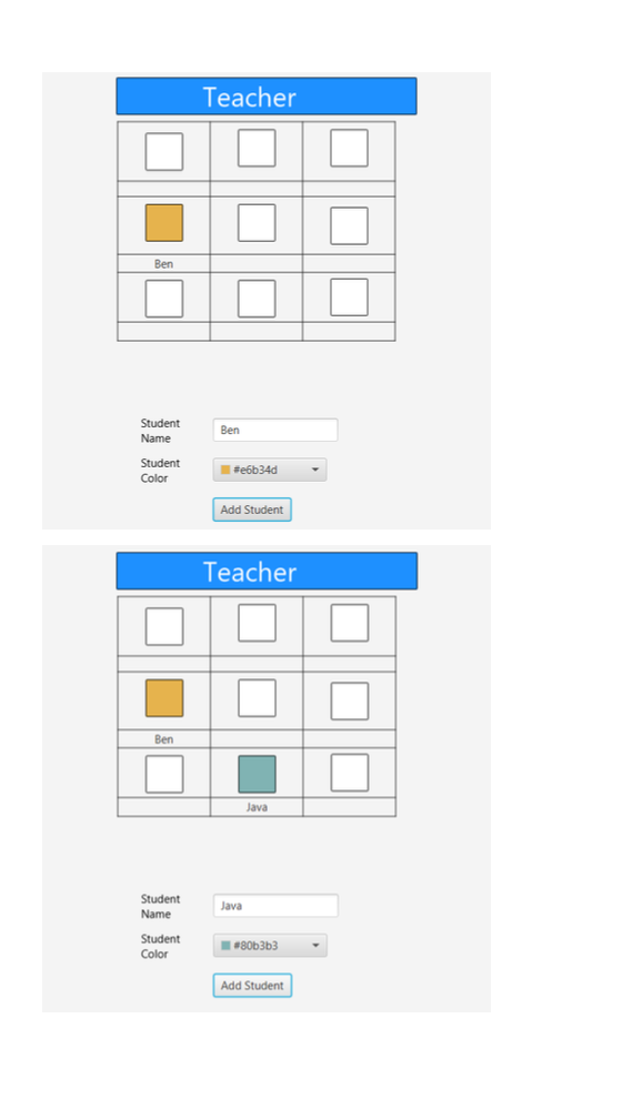 Solved GUI Assignment You will be creating a seating | Chegg.com
