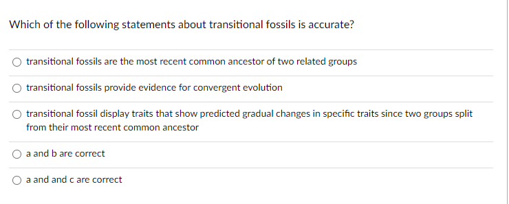 Solved Which of the following statements about transitional | Chegg.com