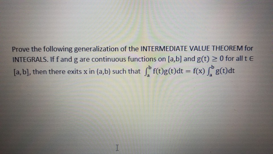 Solved Prove the following generalization of the | Chegg.com