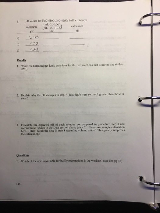 Solved Experiment 18: Buffers Purpose In this experiment you | Chegg.com