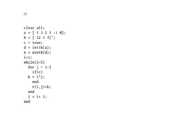 Solved Problem 3: [10pt] Given the following code, determine | Chegg.com