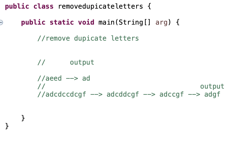 Solved public class removedupicateletters \{ public static | Chegg.com