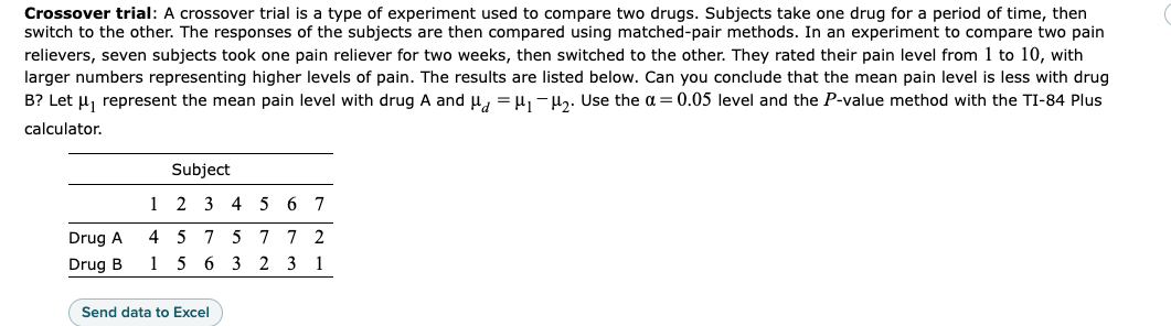 Solved Crossover trial: A crossover trial is a type of | Chegg.com