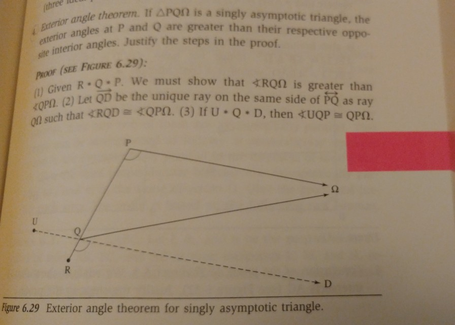 (three 10 I APON is a singly asymptotic triangle, the | Chegg.com