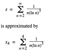 Solved If the sum of the series, what does the | Chegg.com